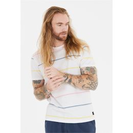 Funktionsshirt CRUZ "austin", Herren, Gr. 5XL, wei&szlig;, 100% Baumwolle, gestreift, normal, Rundhals, Shirts Funktionsshirt, im coolen Streifendesign
