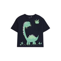 name it T-Shirt 'NMMVILIAN' Jungen Größe 98 navy / mint / hellgrün / weiß
