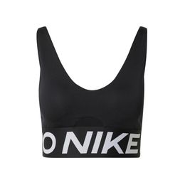 Nike Sport-BH 'Indy' Damen Größe XS schwarz / weiß