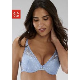 s.Oliver Push-up-BH 'Amelie' blau Gr. 70C. Mit Herausnehmbaren Kissen und mit B&uuml;gel