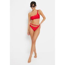 LSCN BY LASCANA Bikini-Hose 'Baila' rot Gr. 38. Mit Zierringe