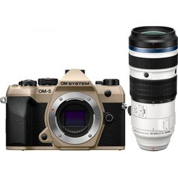 Lancom Systems OM System OM-5 Mark II beige + OM System M.Zuiko ED 50-200mm f2,8 PRO - abzgl. 200,00&euro; Winter Cashback & Kostenlose 5-Jahres-Garantie