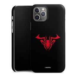 DeinDesign iPhone 12 Pro Handy Premium Case Smartphone Handyh&uuml;lle Schutzh&uuml;lle matt Spiderman Logo Marvel Premium Case