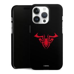 DeinDesign iPhone 14 Pro Handy Premium Case Smartphone Handyh&uuml;lle Schutzh&uuml;lle matt Spiderman Logo Marvel Premium Case