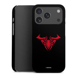 DeinDesign iPhone 17 Pro Handy Premium Case Smartphone Handyh&uuml;lle Schutzh&uuml;lle gl&auml;nzend Spiderman Logo Marvel Premium Case