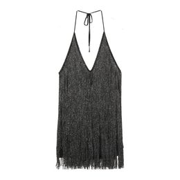 Pull&Bear Pull&Bear Kleid Damen Größe 40 silber Winterkleid