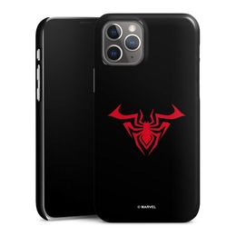 DeinDesign iPhone 12 Pro Handy Premium Case Smartphone Handyh&uuml;lle Schutzh&uuml;lle gl&auml;nzend Spiderman Logo Marvel Premium Case