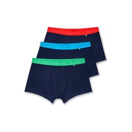 Happy Socks Boxershorts Herren Gr&ouml;&szlig;e S navy / azur / gr&uuml;n / rot