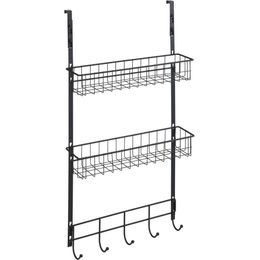 Wenko H&auml;ngeregal in Schwarz - (B)39 x (H)75 x (T)10 cm - 11% | Regale