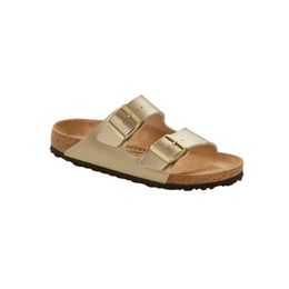 Birkenstock Pantoletten "Arizona" in Gold - Weite S - 30% | Größe 37 | Damen-pantoletten