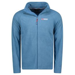 Geographical Norway Fleecejacke "Tug" in Blau - 53% | Gr&ouml;&szlig;e XL | Herren-pullover-sport