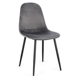 Bizzotto Esszimmerstuhl ''New Irelia'' in Grau - (B)44 x (H)84 x (T)53 cm - 22% | Sitzmoebel