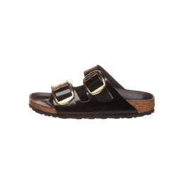 Birkenstock Leder-Pantoletten "Arizona" in Schwarz - 15% | Größe 36 | Damen-pantoletten