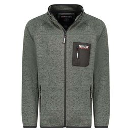 Geographical Norway Fleecejacke "Title" in Grau - 56% | Gr&ouml;&szlig;e L | Herren-pullover-sport