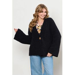 &Co Woman Cardigan "Bijou" in Schwarz - 59% | Gr&ouml;&szlig;e XXL | Damen-pullover-cardigans