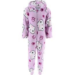 Gabby's Dollhouse Fleece-Overall "Gabby's Dollhouse" in Lila - 71% | Gr&ouml;&szlig;e 104 | Kinderhosen