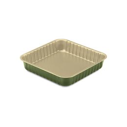 Guardini Quadrat-Kuchenform in Beige/ Gr&uuml;n - (B)24 x (H)24 x (T)4,5 cm - 37% | Kuechenhelfer