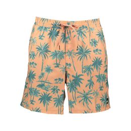 Quiksilver Badeshorts in Orange/ Hellblau - 49% | Größe L | Herren-bademode-sport
