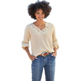 Heine Pullover in Beige - 70% | Gr&ouml;&szlig;e 38 | Damen-pullover-cardigans