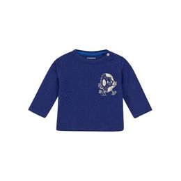 Noppies Longsleeve in Blau - 35% | Gr&ouml;&szlig;e 74 | Baby-langarmshirts