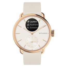 Withings Smartwatch "ScanWatch 2" in Gold/ Weiß - 10% | Damen-uhren