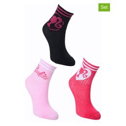 Barbie 3er-Set: Socken "Barbie" in Bunt - 43% | Größe 27-30 | Babysocken-strumpfhosen