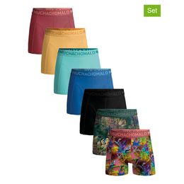 MUCHACHOMALO 7er-Set: Boxershorts in Bunt - 41% | Größe M | Herren-waesche