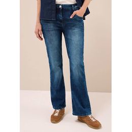 Cecil Jeans - Bootcut fit - in Dunkelblau - 48% | Gr&ouml;&szlig;e W28/L32 | Damenjeans