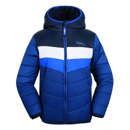 Peek U Ganzjahres-Steppjacke "Baz" in Blau/ Wei&szlig; - 53% | Gr&ouml;&szlig;e 122 | Kinderjacken