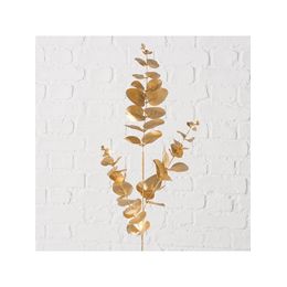 Boltze Dekozweig "Eukalyptus" in Gold - (H)80 cm - 35% | Kerzen-vasen