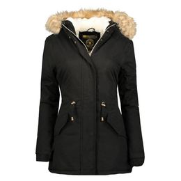 Geographical Norway Parka "Ampuria" in Schwarz - 67% | Größe M | Damenjacken