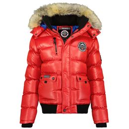 Geographical Norway Winterjacke "Bugs" in Rot - 68% | Größe S | Damenjacken
