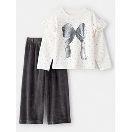 Carter's carter's 2tlg. Outfit in Anthrazit/ Wei&szlig; - 48% | Gr&ouml;&szlig;e 92 | Kinder-longsleeves