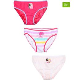 Barbie 3er-Set: Slips "Barbie" in Weiß/ Rosa/ Pink - 50% | Größe 104/110 | Kinder-waesche