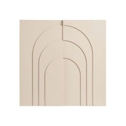 House Nordic Wanddekoration "Ina" in Beige - (L)60 x (B)60 cm - 55% | Wanddekoration