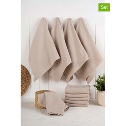 Violeta Home 10er-Set: Geschirrtücher in Beige - (L)76 x (B)43 cm - 65% | Tischwaesche