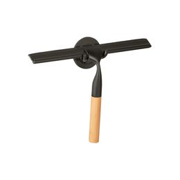 Wenko Badezimmerwischer "Bambusa" in Schwarz/ Hellbraun - (L)24,3 x (B)17 cm - 15% | Badezimmer-accessoires