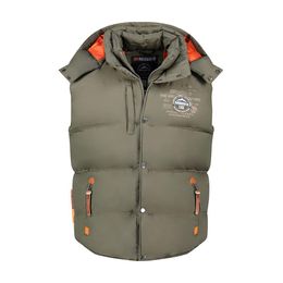 Geographical Norway Steppweste "Vilano" in Khaki - 71% | Größe S | Herrenjacken