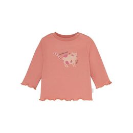 Noppies Longsleeve in Rosa - 42% | Gr&ouml;&szlig;e 80 | Baby-langarmshirts