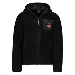 Geographical Norway Fleecejacke in Schwarz - 73% | Gr&ouml;&szlig;e XXL | Herren-pullover-sport