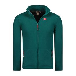 Geographical Norway Fleecejacke "Ulysse" in Gr&uuml;n - 66% | Gr&ouml;&szlig;e M | Herren-pullover-sport