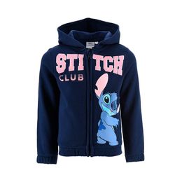 Lilo and Stitch Lilo & Stitch Sweatjacke "Lilo & Stitch" in Dunkelblau - 52% | Gr&ouml;&szlig;e 116 | Kinder-sweatshirts-jacken