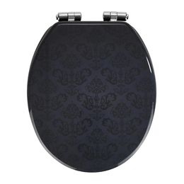 Wenko Absenkautomatik-WC-Sitz "Bellevue" in Schwarz - 25% | Badezimmer-accessoires