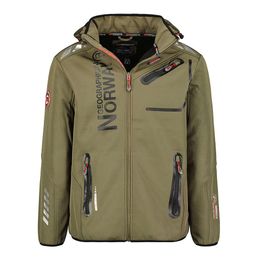 Geographical Norway Softshelljacke "Royaute" in Khaki - 69% | Gr&ouml;&szlig;e S | Herren-outdoorjacken