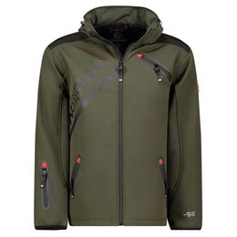 Geographical Norway Softshelljacke "Twopac" in Khaki - 69% | Größe 3XL | Herren-outdoorjacken