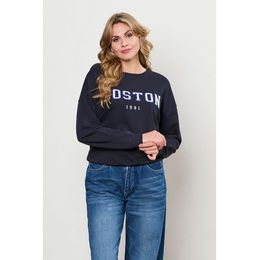 &Co Woman Sweatshirt "Boston" in Dunkelblau - 42% | Gr&ouml;&szlig;e S | Damen-sweatshirts-jacken