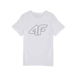 4F Shirt in Wei&szlig; - 68% | Gr&ouml;&szlig;e 158 | Kinder-oberteile