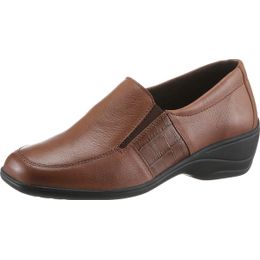 Damen Slipper cognac Größe 38