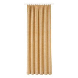 WIRTH Vorhang &raquo;Troms&ouml;&laquo; Kr&auml;uselband 1 Stk. tlg. beige Chenille, Polyacryl