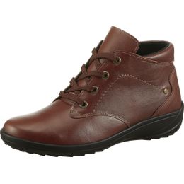 Damen Schn&uuml;rstiefelette cognac Gr&ouml;&szlig;e 42